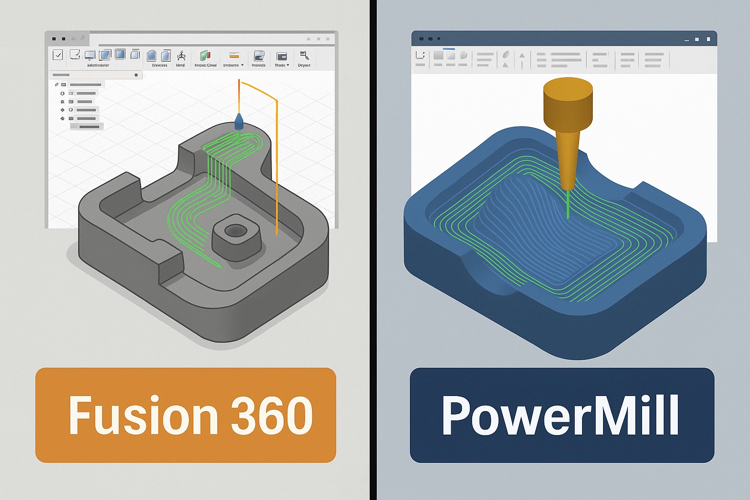 Autodesk Fusion 360 vs PowerMill: Which CAM Software Is Best For Complex Machining? - Mechman ...