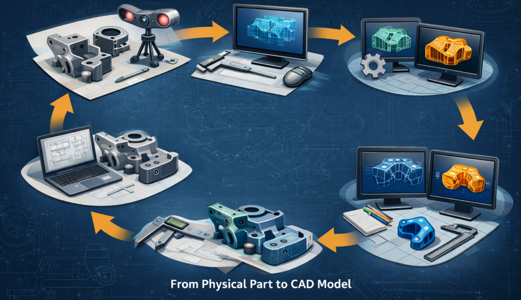 From Physical Part to CAD Model: Reverse Engineering Workflow - Mechman ...