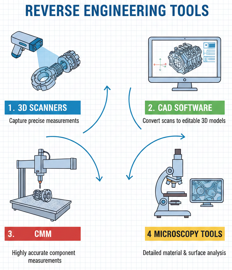 Reverse Engineering in Manufacturing: Tools, Process, and Benefits ...